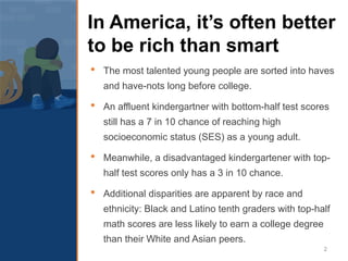 Born to Win, Schooled to Lose: Why Equally Talented Students Don’t Get ...