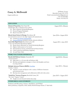 Casey McDonald Resume | PDF | Martial Arts | Sports