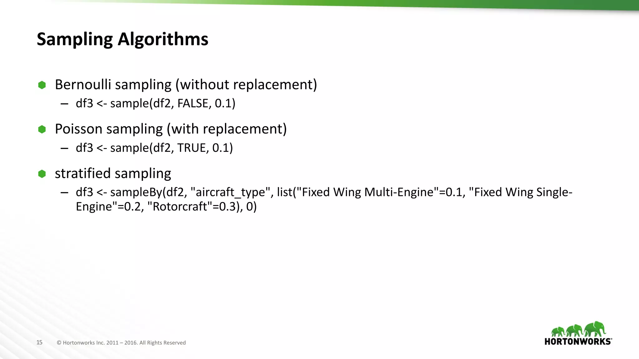 SparkR Best Practices for R Data Scientists | PPT