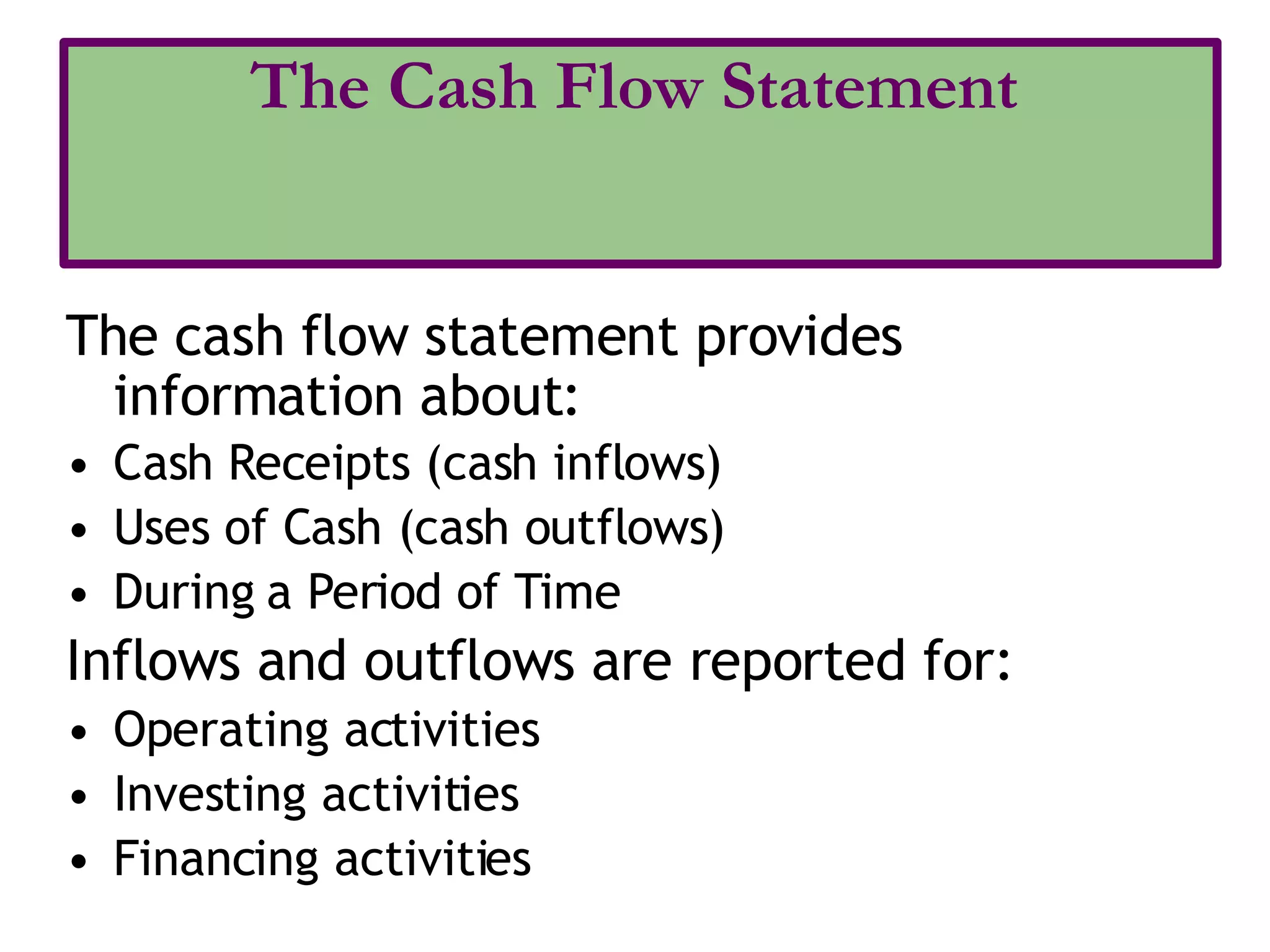 Cash flow | PPTX
