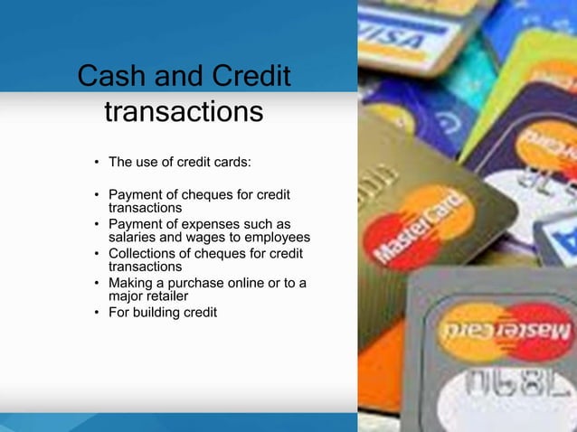 Cash and credit transactions | PPTX | Credit Cards | Personal Debt