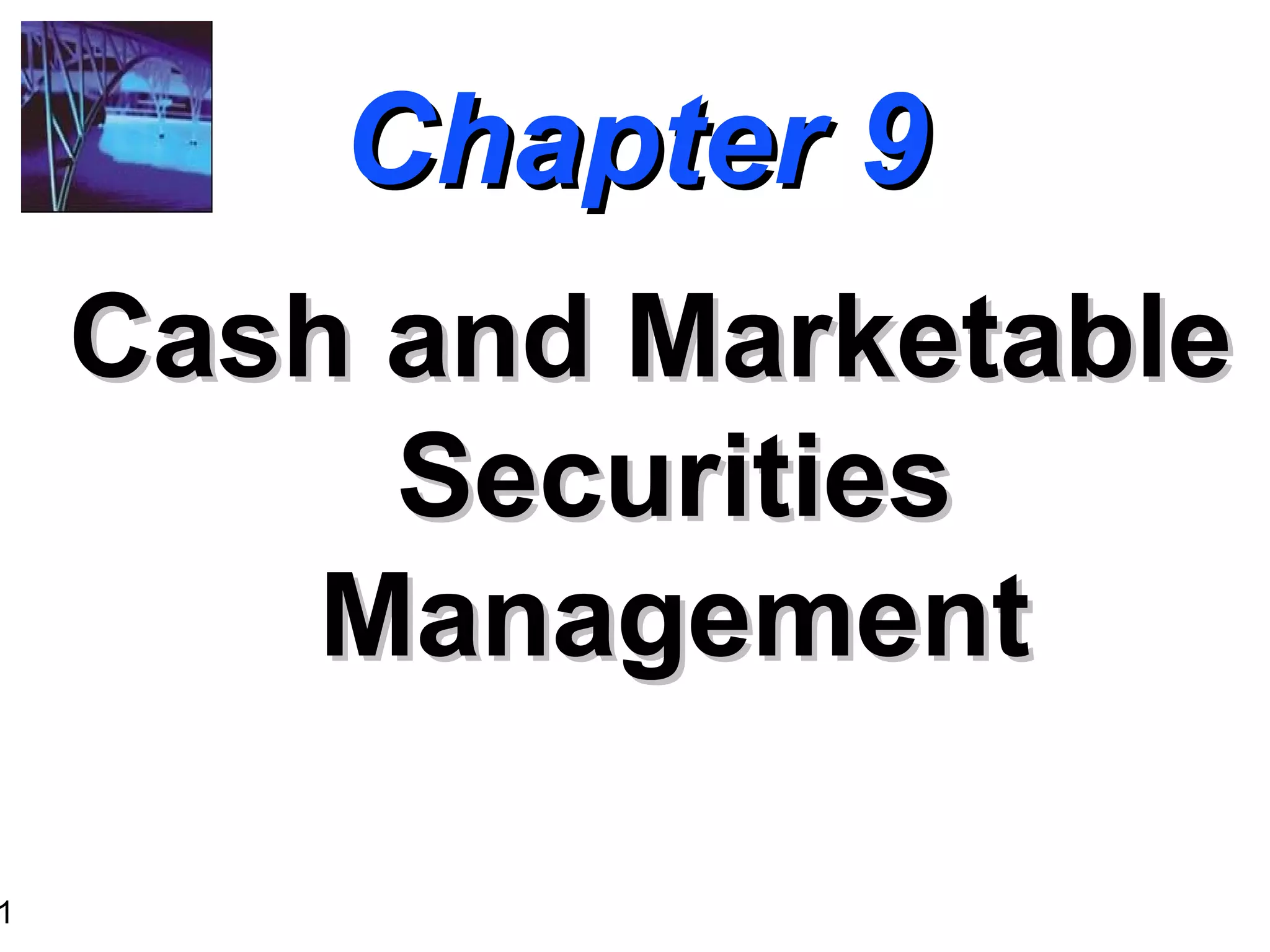 Cash and marketable securities | PPT