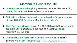 Cashback Merchant Slideshow - Short Version | PPT