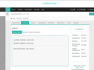 Cashback engine clone script | PPTX