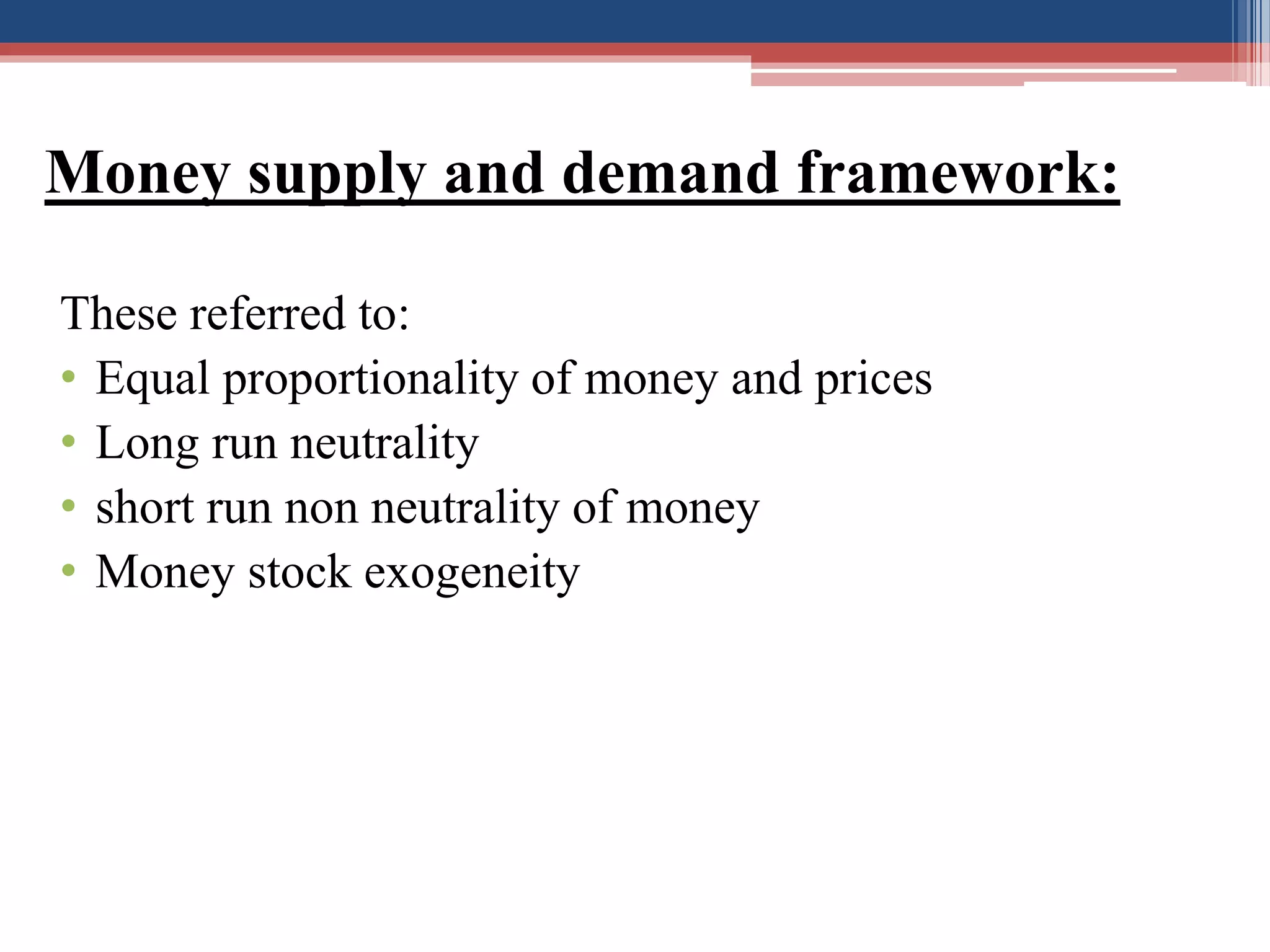 Cash balance approach of quantity theory of money | PPTX