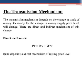Cash balance approach of quantity theory of money | PPTX