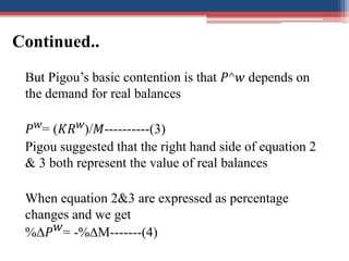 Cash balance approach of quantity theory of money | PPTX