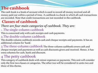 Cash book | PPT