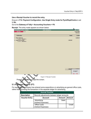 Cash Book Entry In Tally ERP9 - Introduction | PDF
