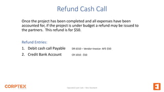 Operated Cash Calls, a How to | PPTX