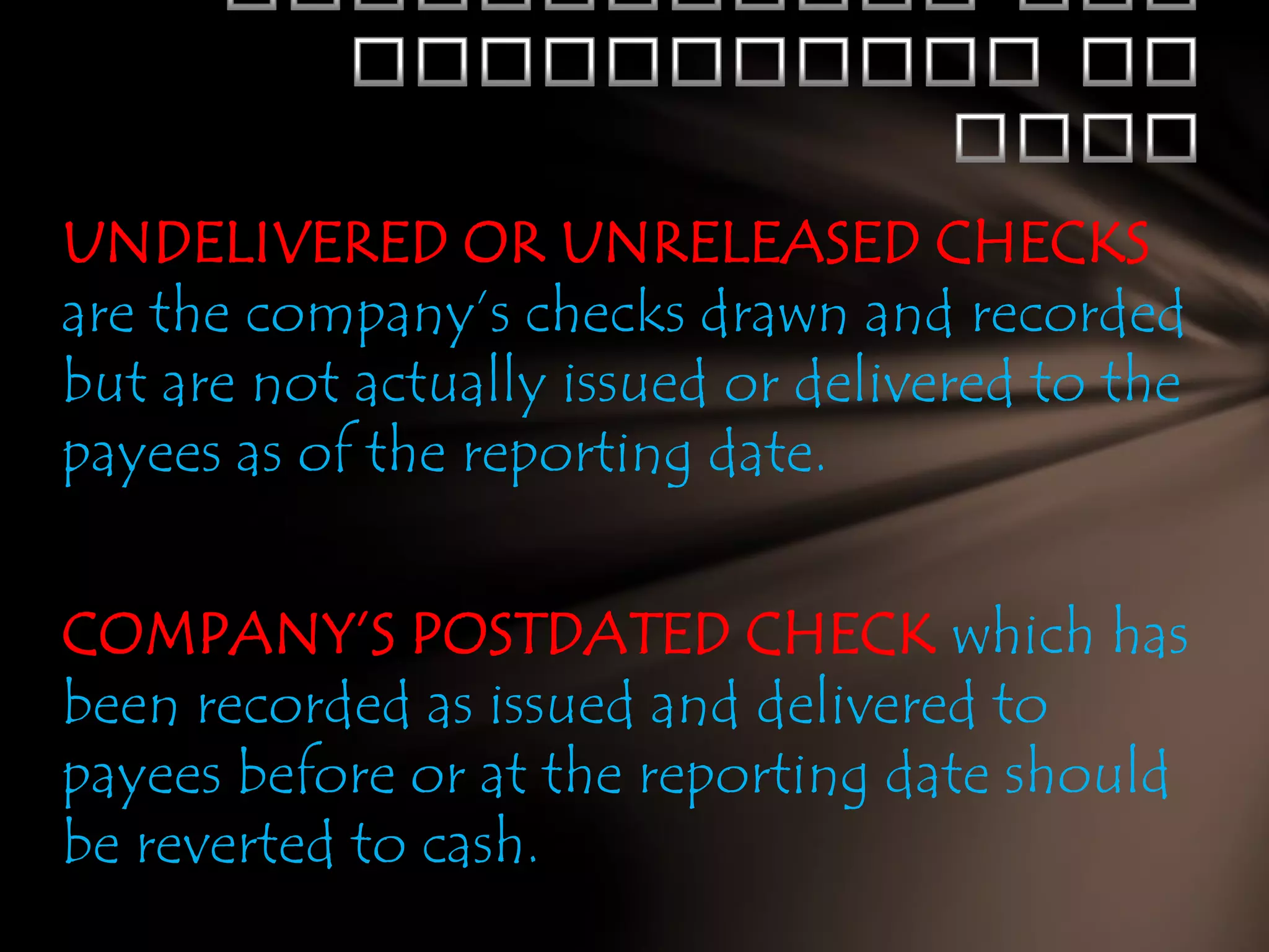 Cash & cash equivalents | PPTX