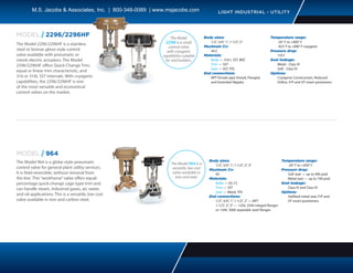 Cashco Control Valves: Product Summary | PPT