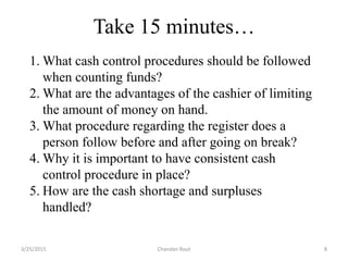 Cash Control - Retail | PPT