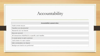 Cash Control Examples and Guidelines | PPT