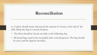 Cash Control Examples and Guidelines | PDF