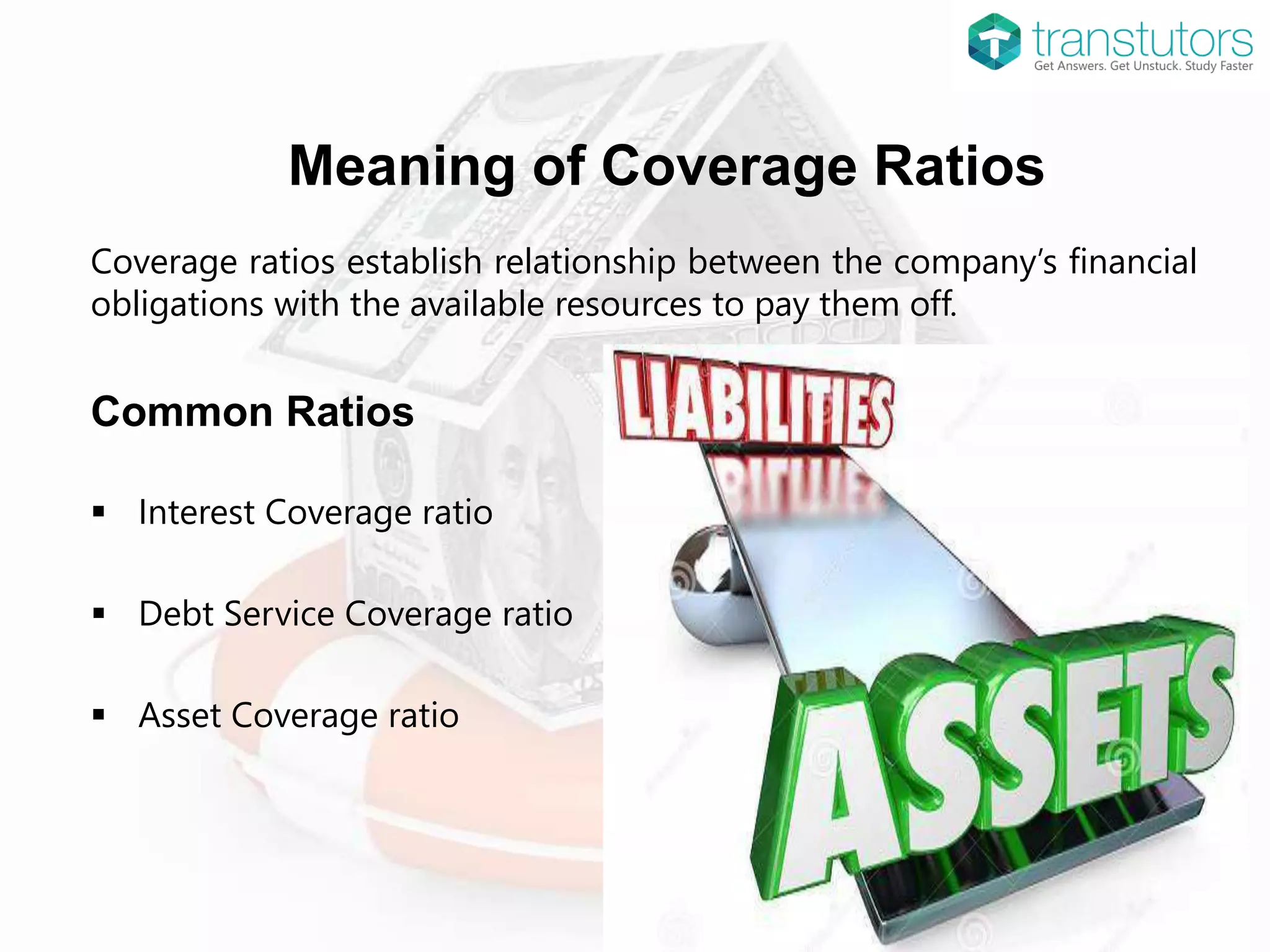 Cash Coverage | Finance | PPTX