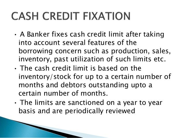 Cash Credit cash-credit