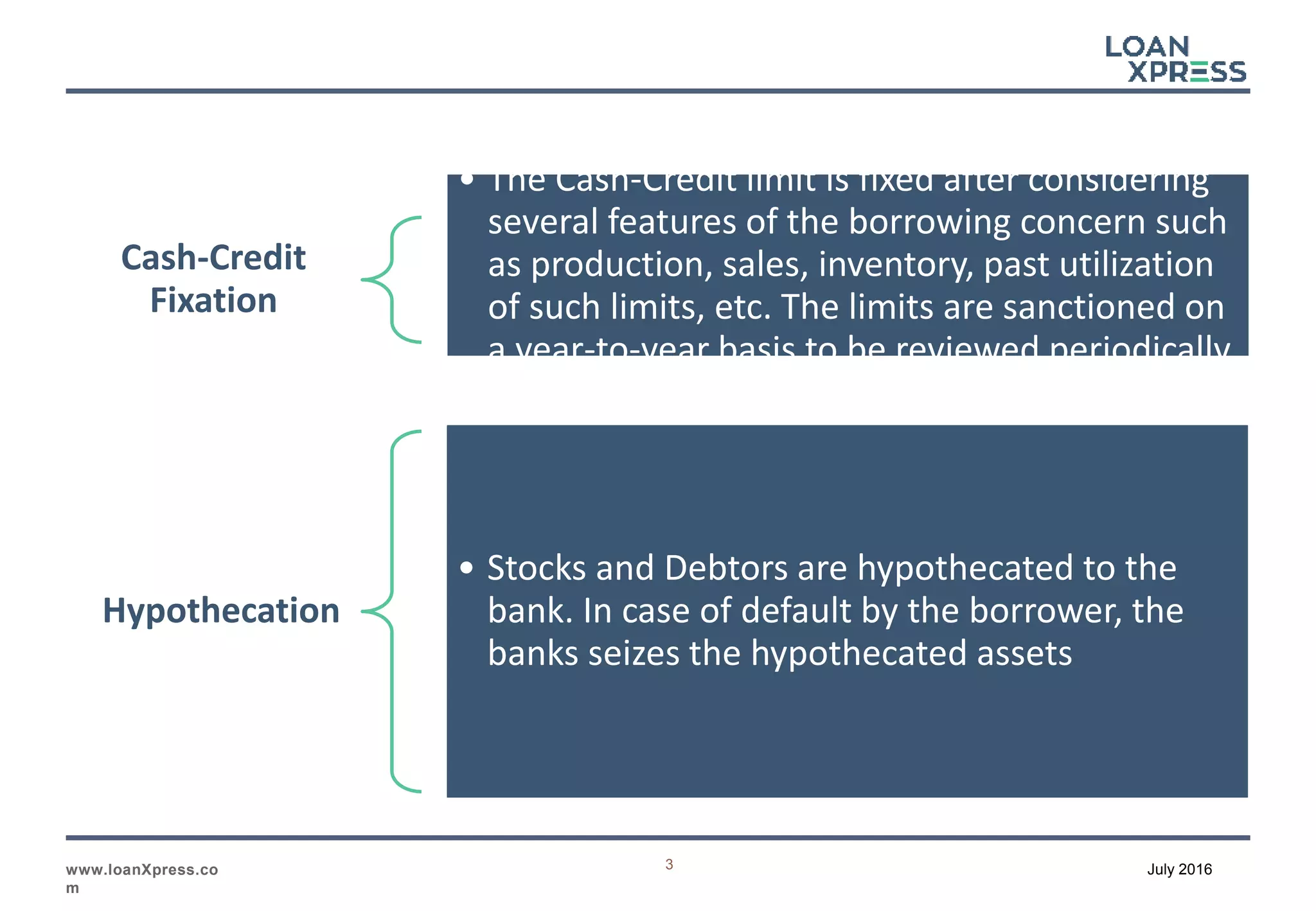 Cash-Credit (CC) Facility | PPTX