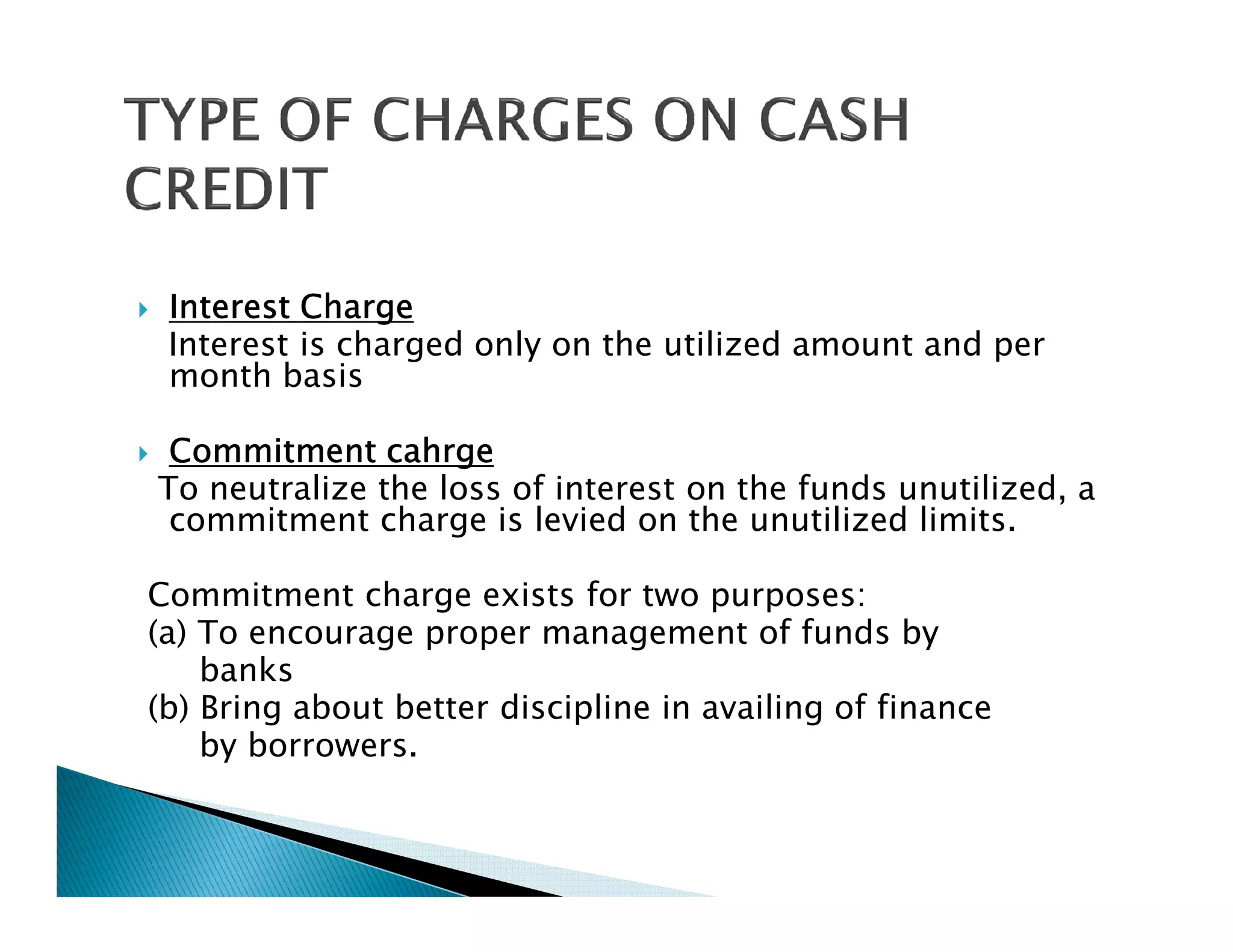Cash credit presnetation | PDF