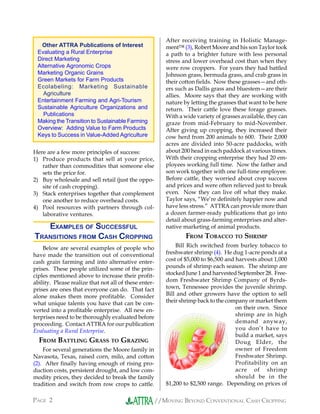 Moving Beyond Conventional Cash Cropping | PDF