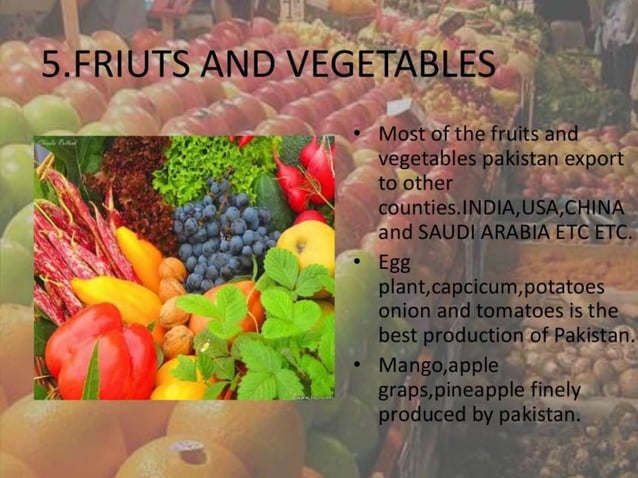 Cash crops of pakistan By Mr Allah Dad Khan Visiting Professor The ...