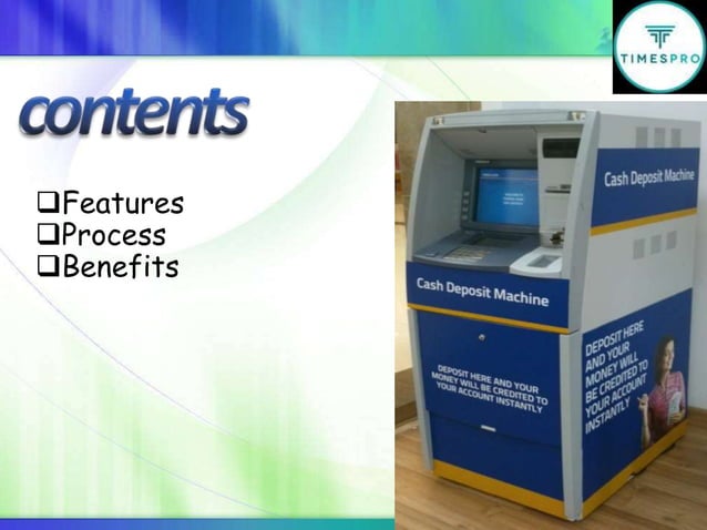 Cash deposit machine | PPTX | Credit Cards | Personal Debt