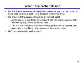 cashe introduction, and heirarchy basics | PDF | Data Storage and Warehousing | Computing