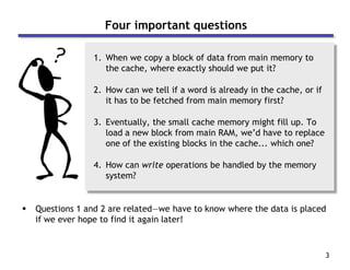 cashe introduction, and heirarchy basics | PDF | Data Storage and Warehousing | Computing