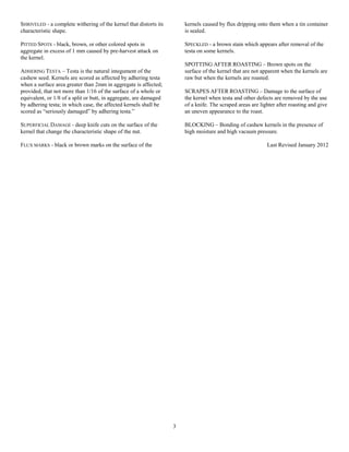Cashews AFI P1 | PDF