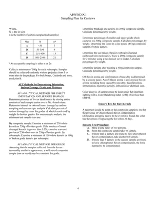 Cashews AFI P1 | PDF