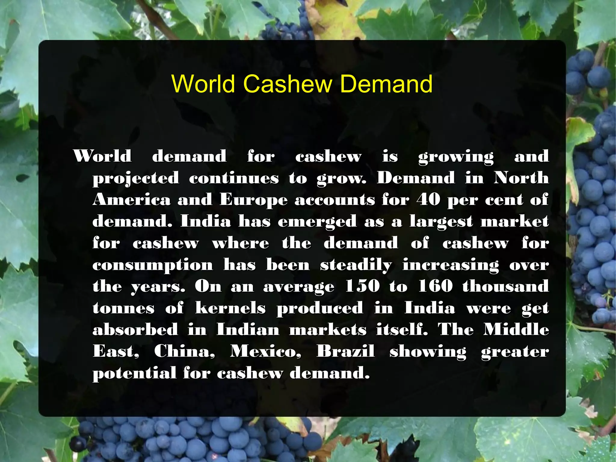 Cashew warehouse receipt cold storage receipt finance | PPT