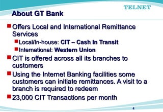 Cash Express For GTB | PPT | Credit Cards | Personal Debt