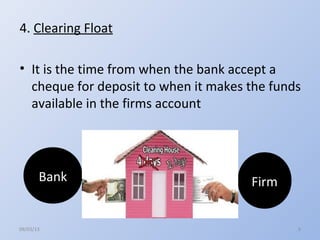 Cash float copy | PPT