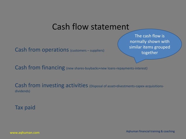 Cash flow | PPTX | Business Accounting & Finance | Business