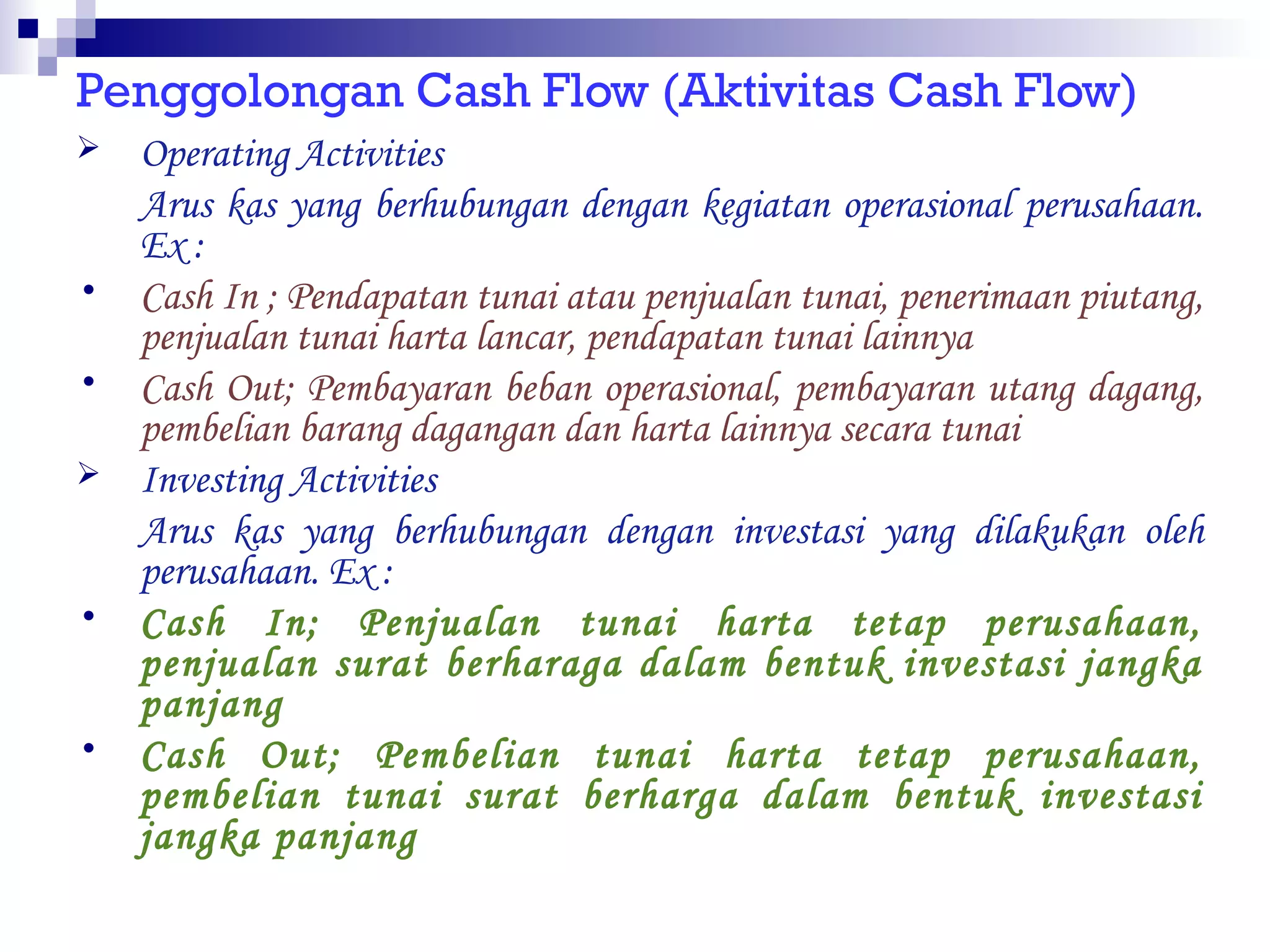 Cash flow | PPT