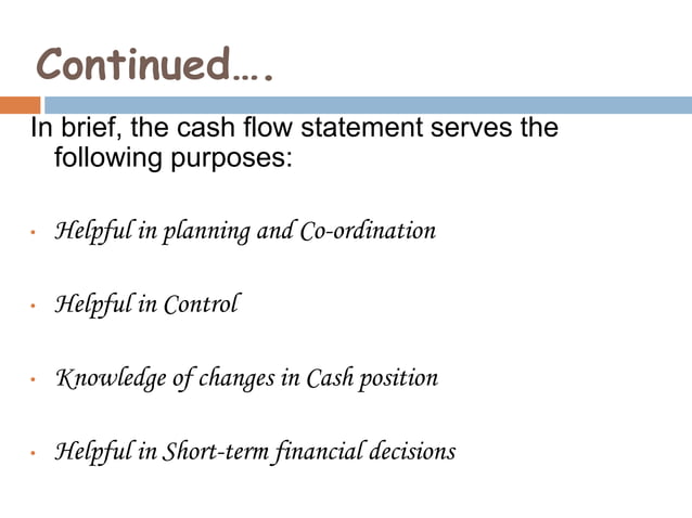 Cash flow | PPT