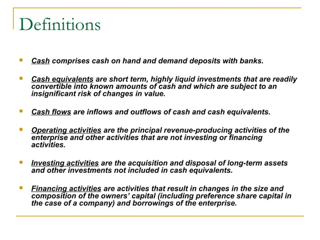 Cash flow | PPT