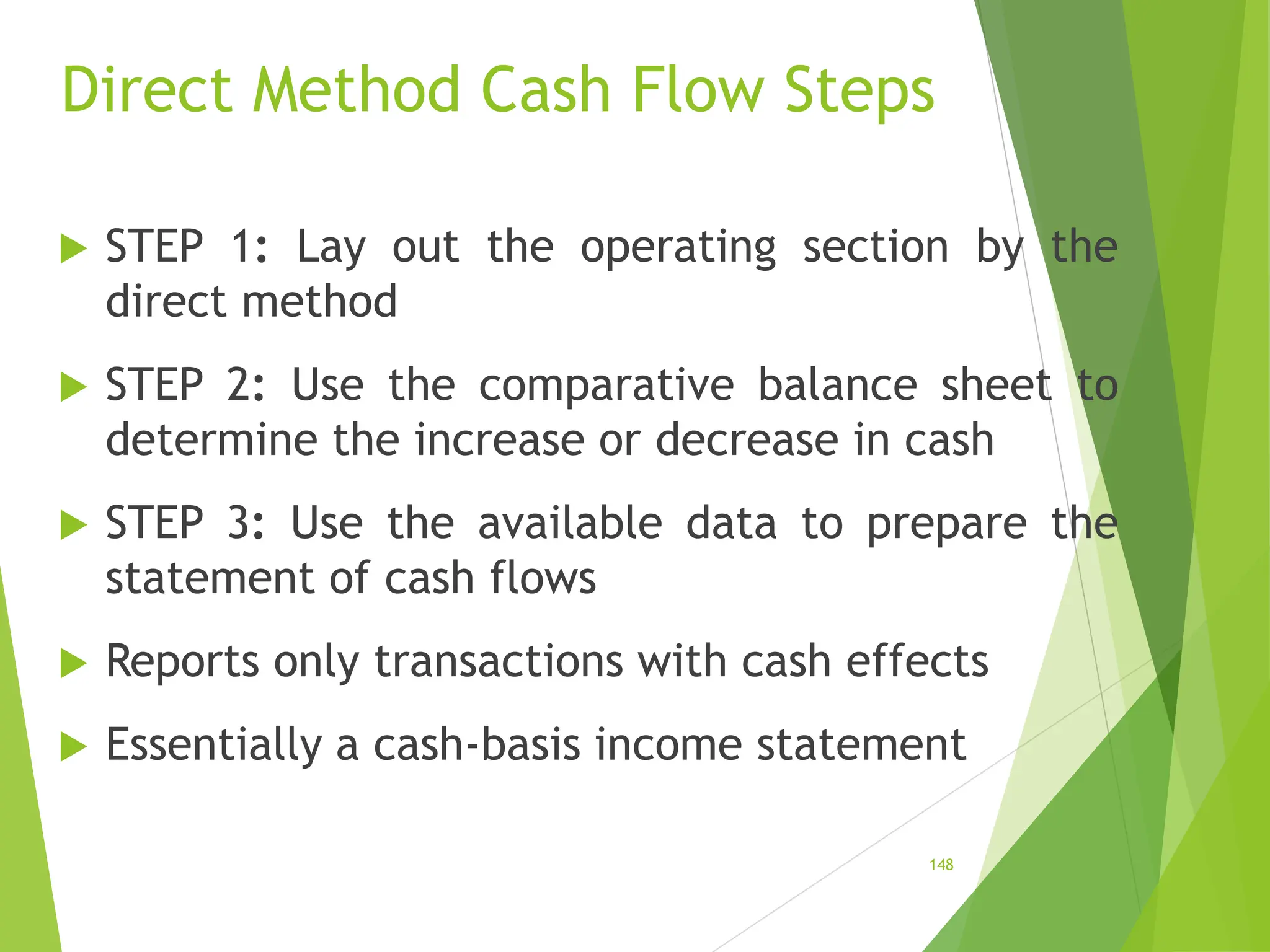 How to calculate Analysis Cash Flow for a company | PPT