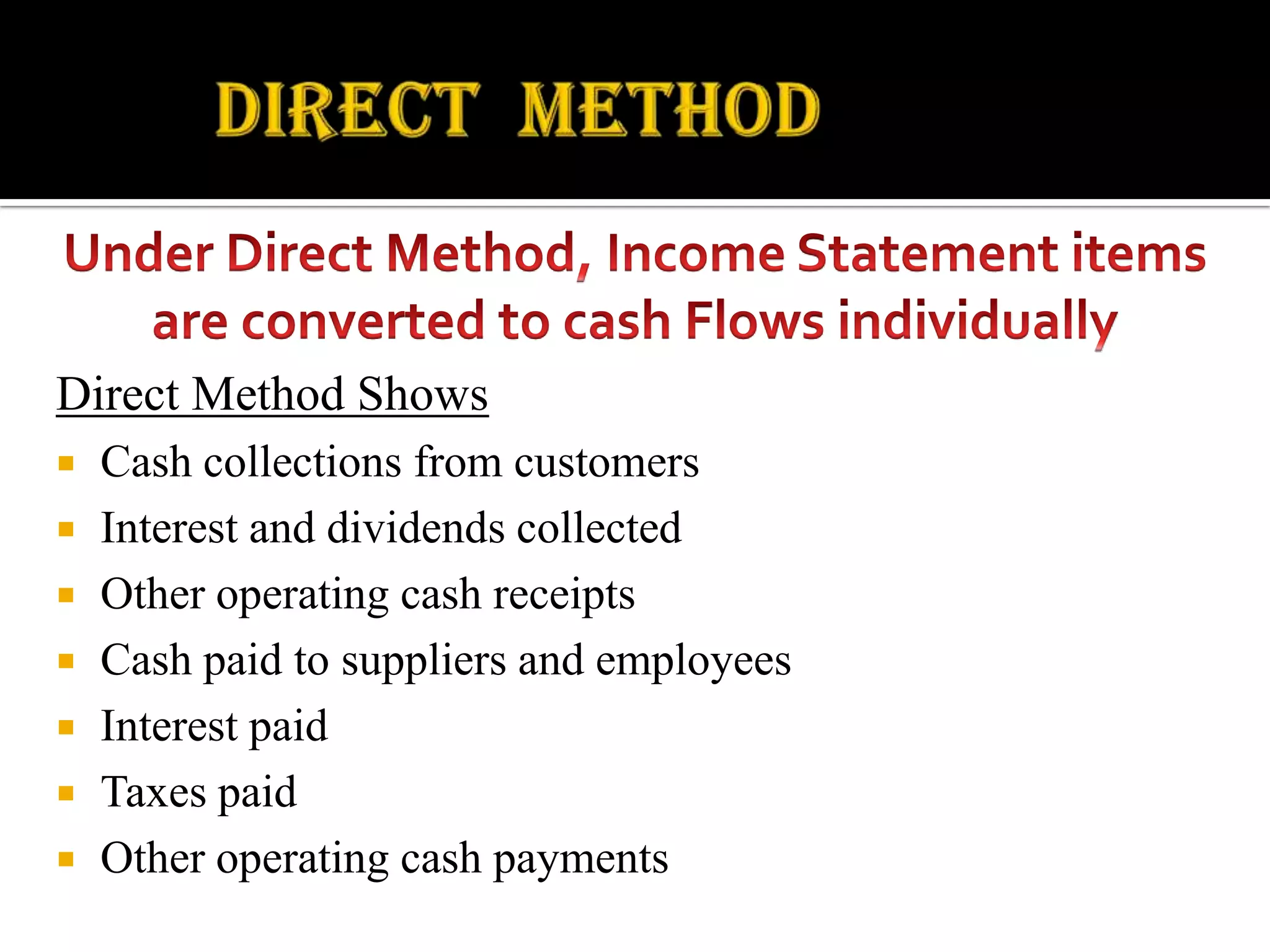 Cash flow analysis | PPTX