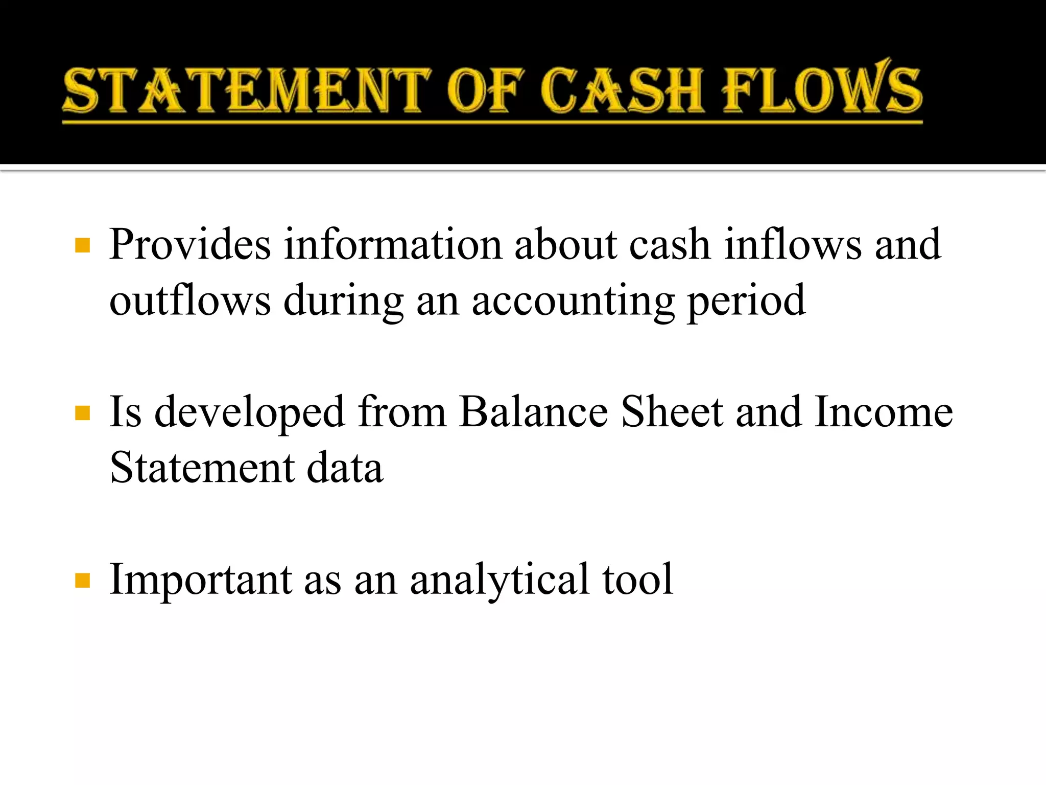 Cash flow analysis | PPTX