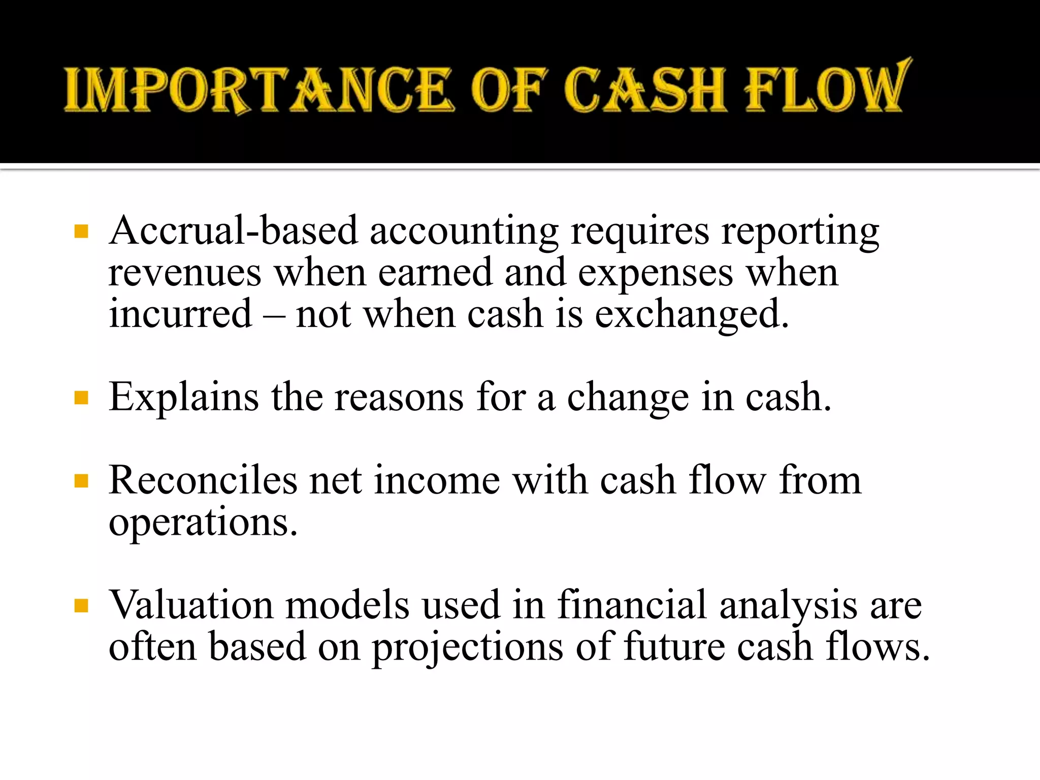 Cash flow analysis | PPTX