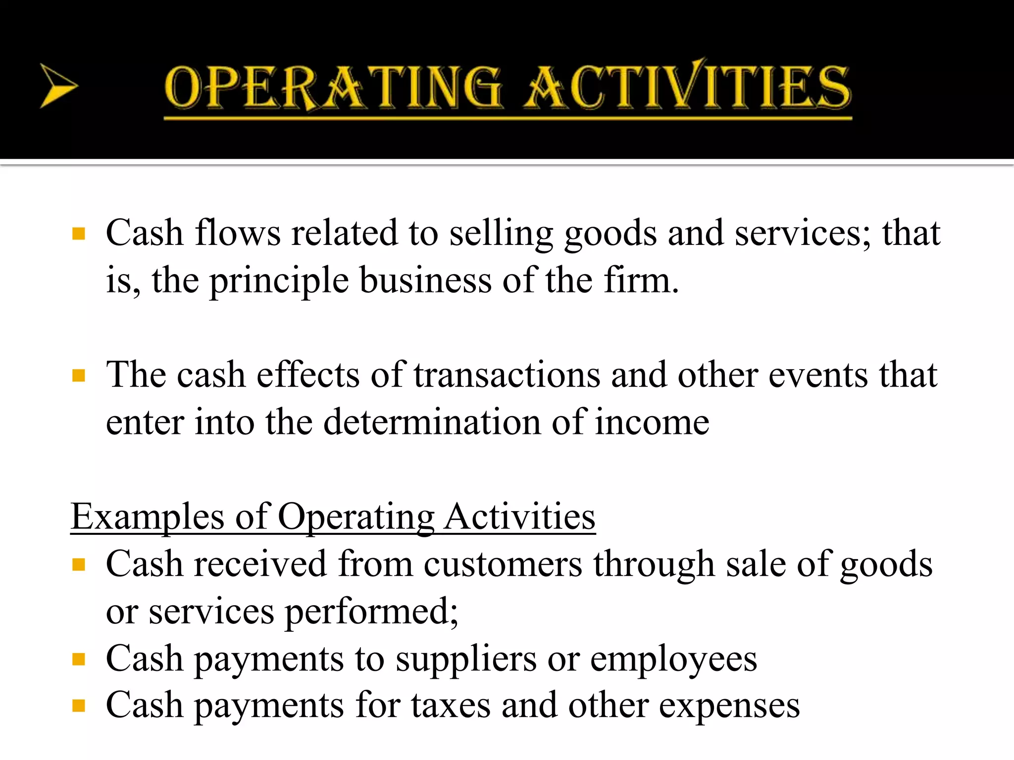 Cash flow analysis | PPTX