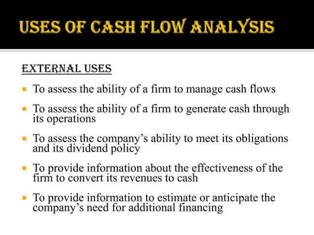 Cash flow analysis | PPTX