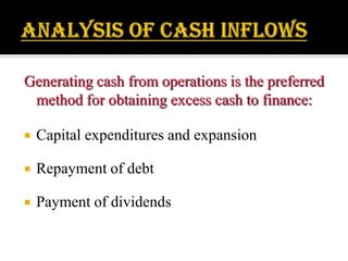 Cash flow analysis | PPTX