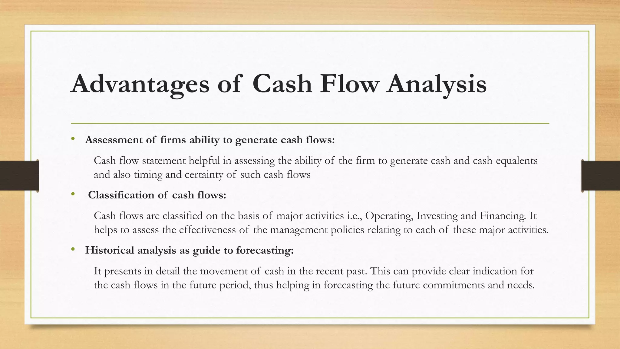 Cash flow analysis | PDF