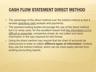 Cash flow direct method | PPTX