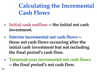 capital budgeting and estimation of cash flows | PPT