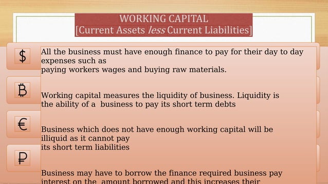 CASHFLOW FORECAST AND WORKING CAPITAL.pptx