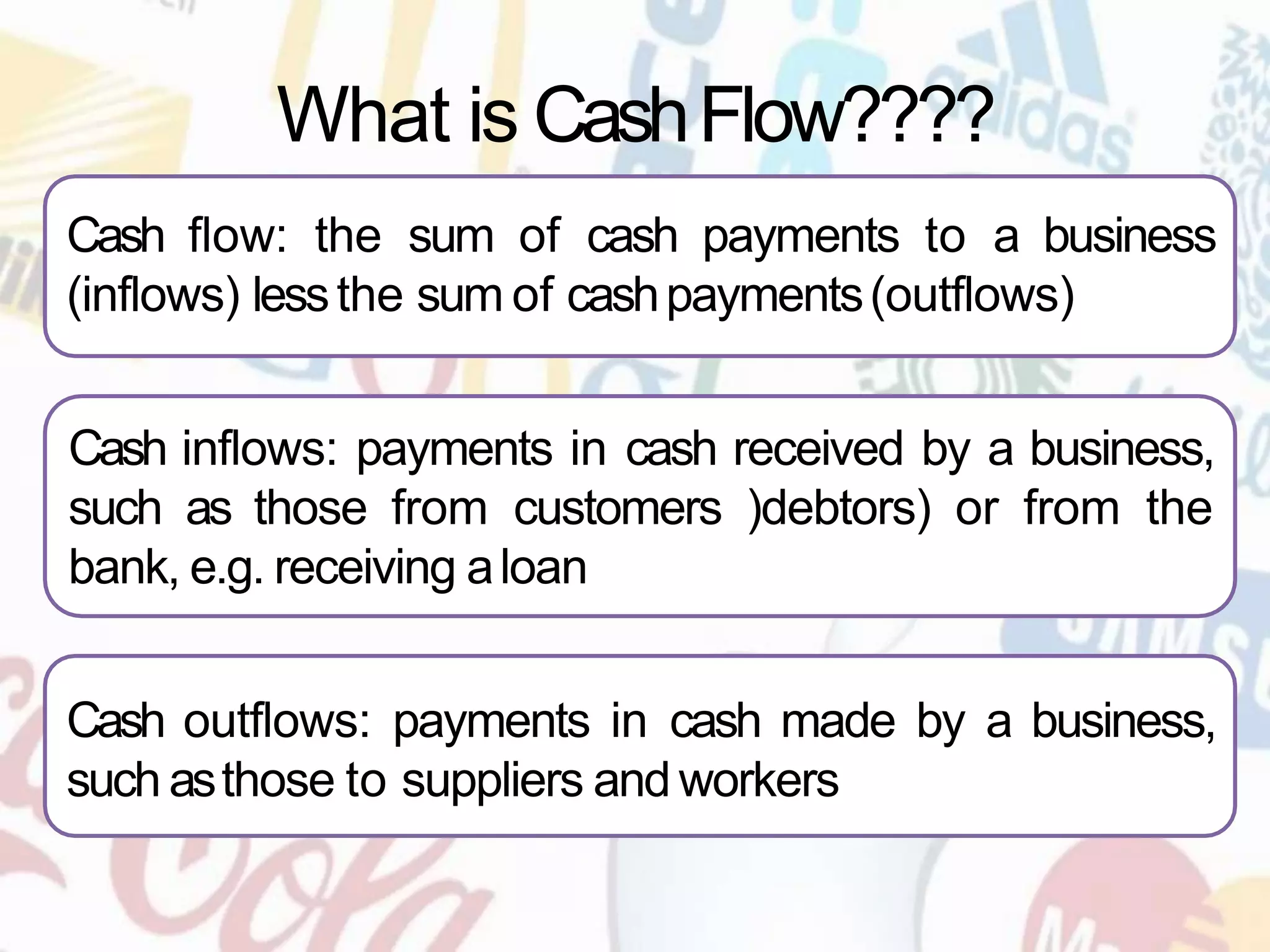 Cash Flow Forecasting Ppt