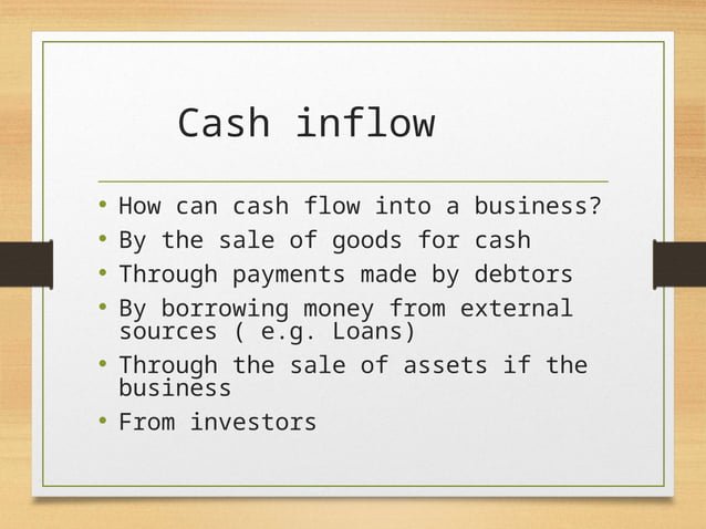 Cashflow forecast IG Business Studies.ppt